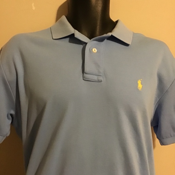 Polo Ralph Lauren | Shirts | New Condition Size Medium Powder Blue ...